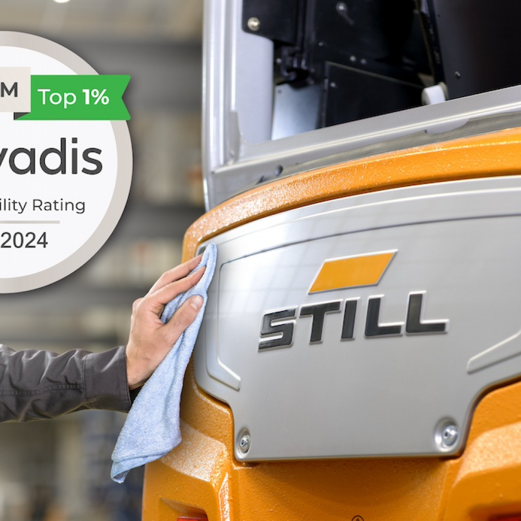 Firma STILL uzyskała certyfikat EcoVadis Platinum 2024 - Log24.pl